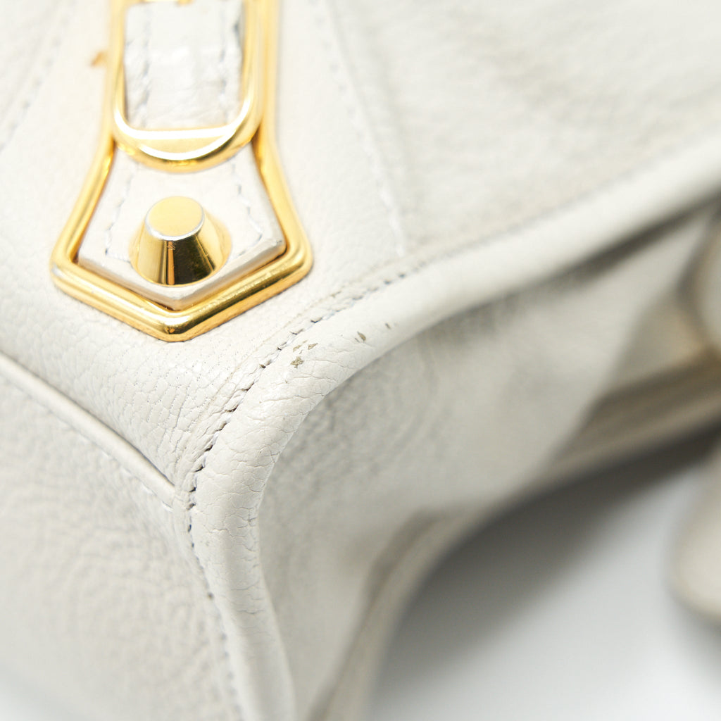 BALENCIAGA MINI GIANT CITY CROSSBODY BAG LIGHT GREY GHW – Ateléra
