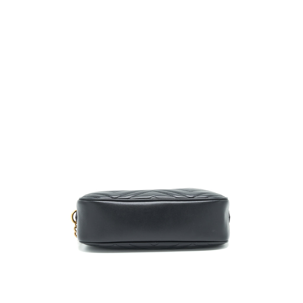GUCCI GG MARMONT SMALL CAMERA BAG BLACK – Ateléra
